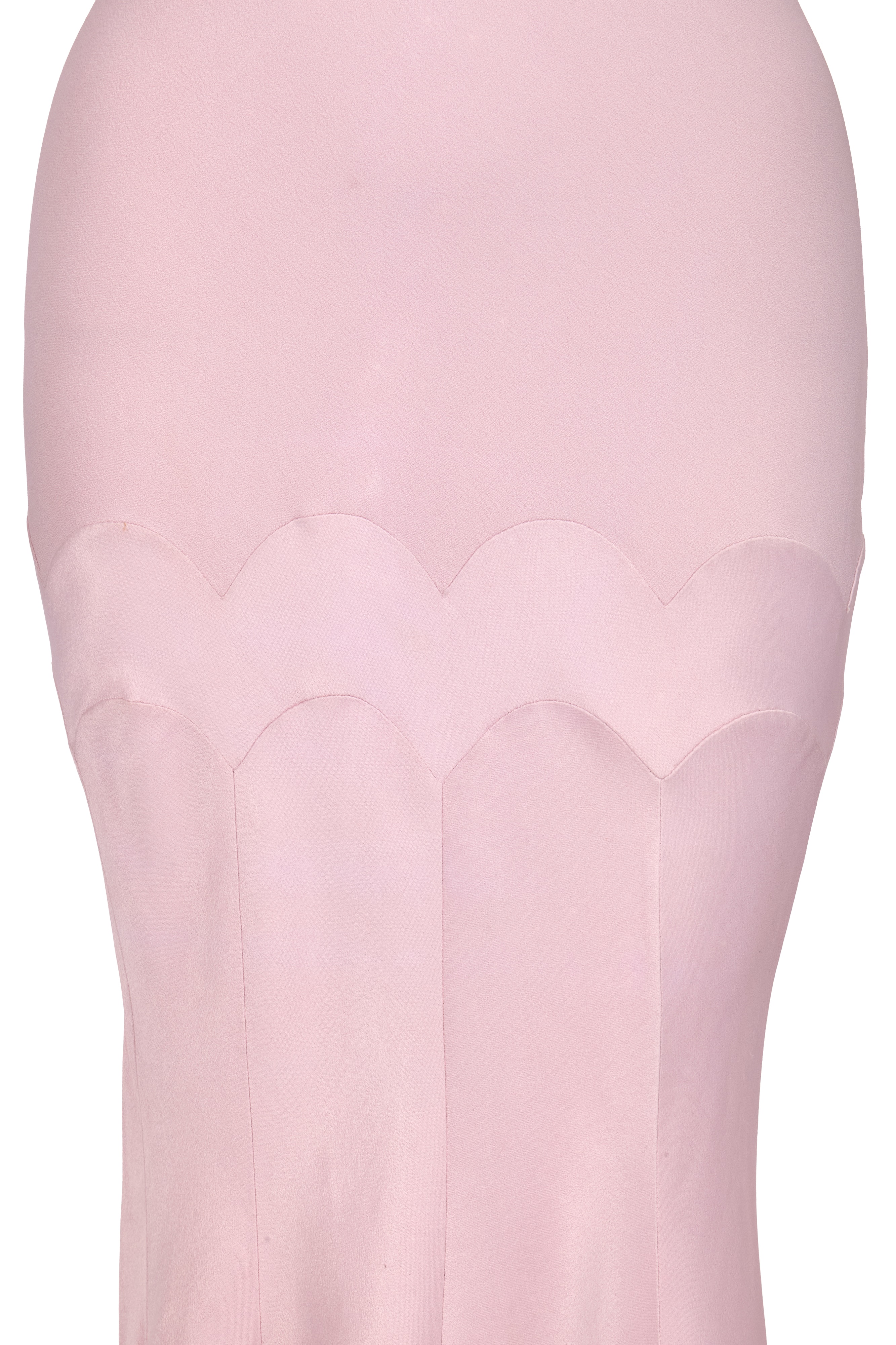 Lot 336 - A John Galliano powder-pink crêpe evening